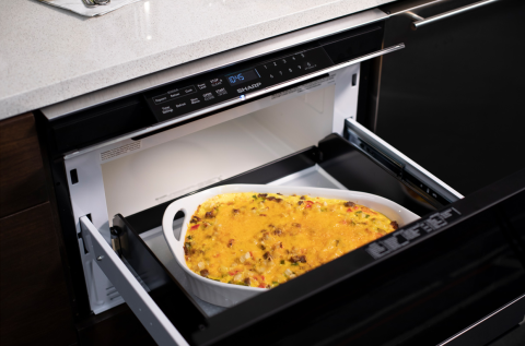 Sharp SMD2489ES 24 in. 1.2 cu. ft. Flush Mount Microwave Drawer™ with ...