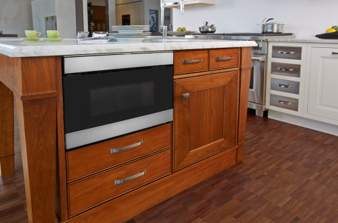 Sharp SMD2489ES 24 in. 1.2 cu. ft. Flush Mount Microwave Drawer™ with ...