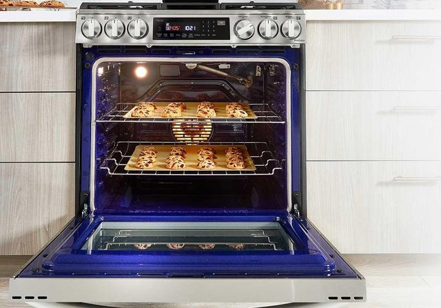 LG LSGL6335F 30 Inch Smart Instaview™ Slide-in Gas Range Fingerprint ...