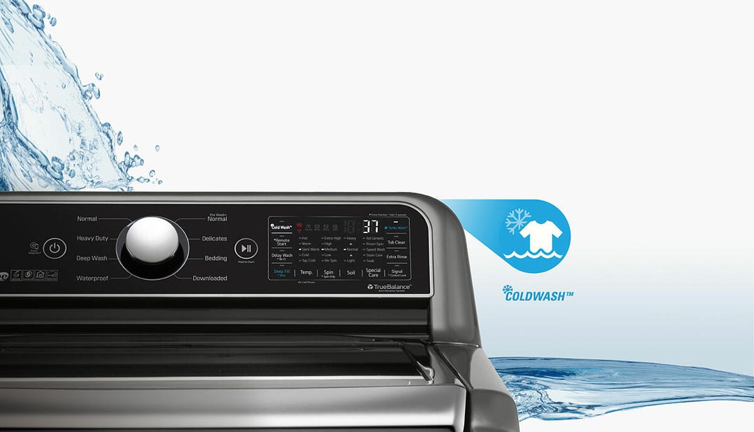 LG WT7400CW 27 Inch Top Load Smart Washer White | Plesser's Appliances