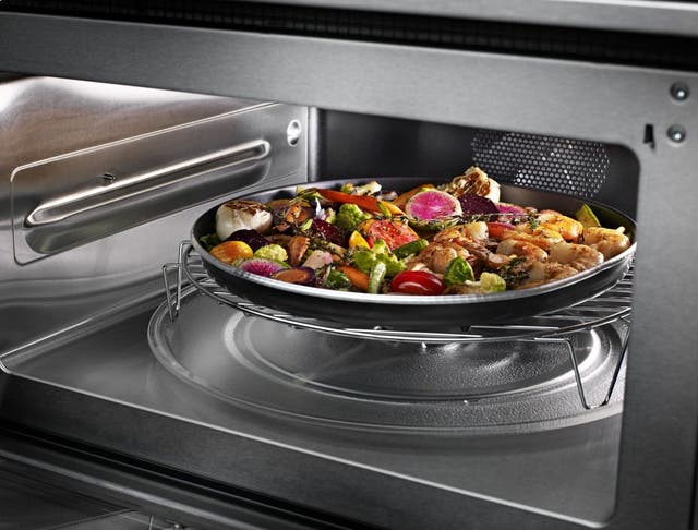 KitchenAid KMBS104ESS 24 Inch Built-In Microwave Oven Stainless Steel ...