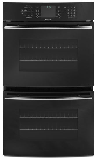 Jenn Air JJW9627DDB 27" Floating Glass Electric Double Wall Oven Black ...
