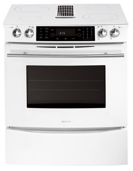 Jenn Air JES9900BAF 30" Slide-In Electric Downdraft Range White ...