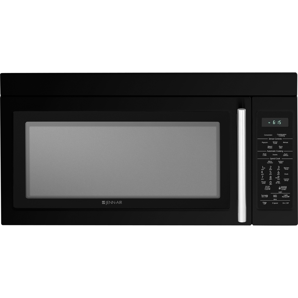 Jenn Air JMV8166BAB 1.6 Cu. Ft. Over-The-Range Microwave with 950 Watts ...