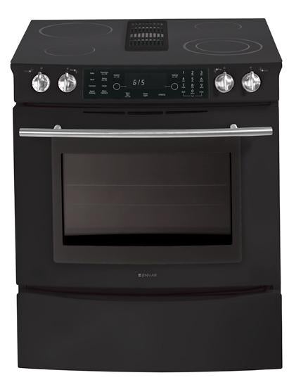 Jenn Air JES9800BAB 30" Slide-In Electric Downdraft Range Black ...