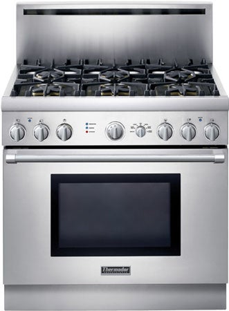 Thermador PRD366EHU 36" Pro-Style Dual-Fuel Range | Plesser's Appliances