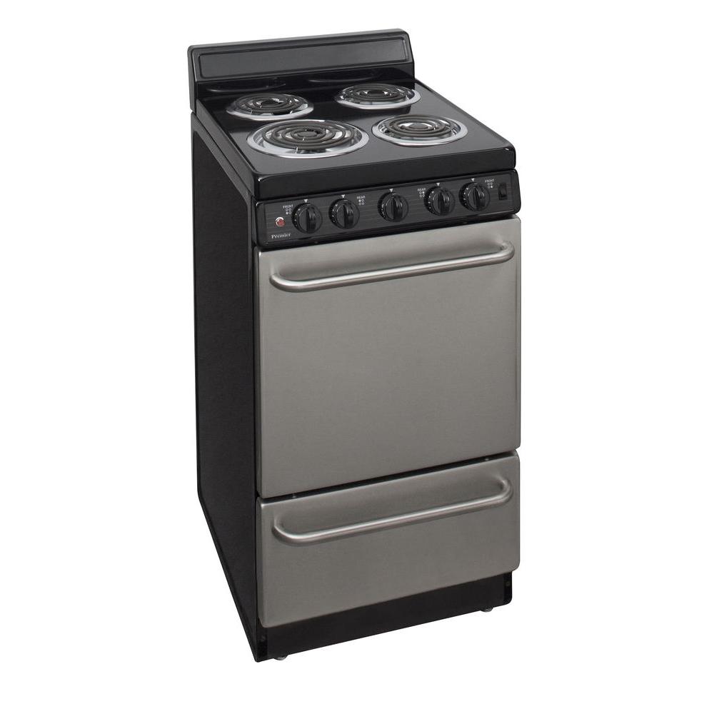 Premier EAK600BP 20 Inch Freestanding Electric Range Stainless Steel ...