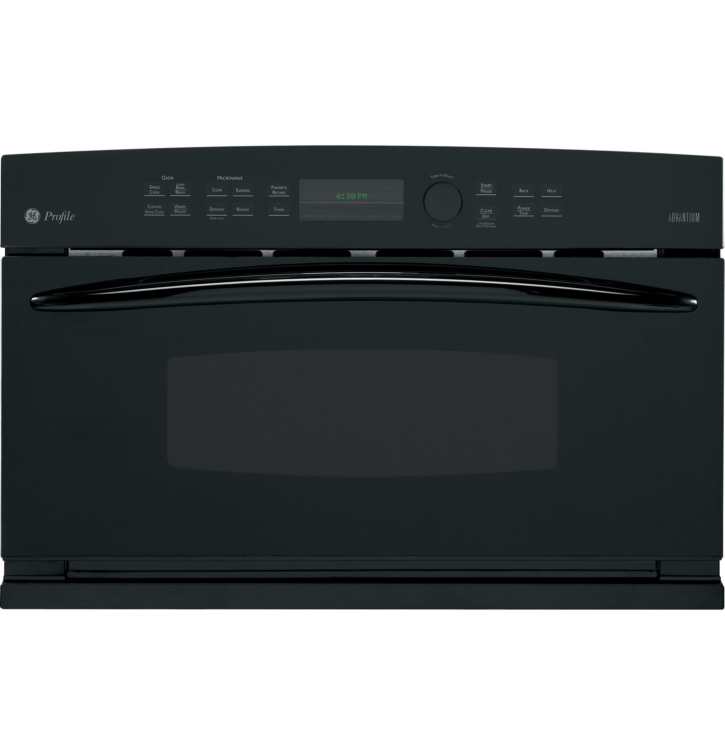 GE PSB2200NBB 30" Speed Oven with 1. 7 cu. ft. Manual Clean Speedcook ...