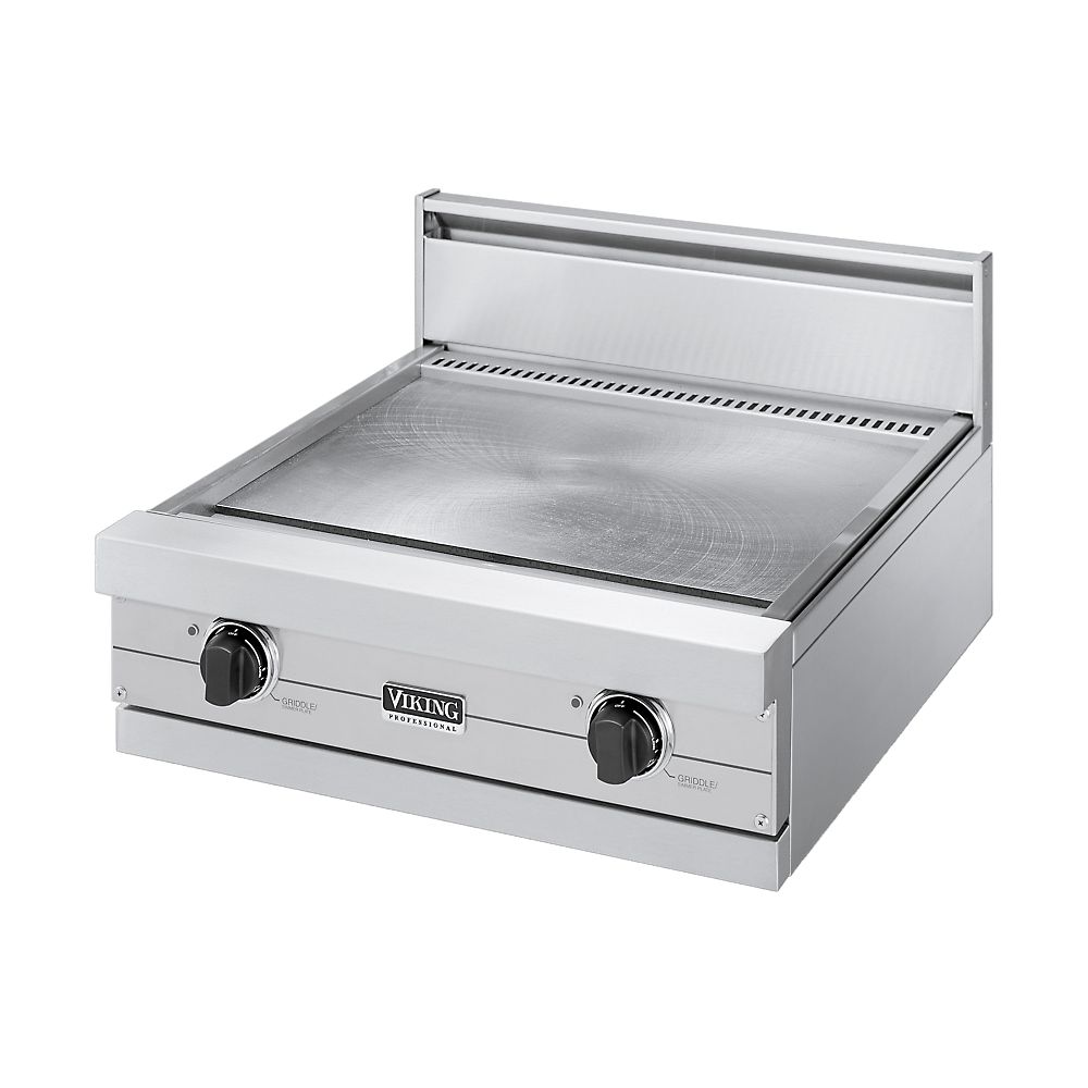 Viking VGGT240SS 24 Inch Gas Griddle Specialty Rangetop with Separate ...