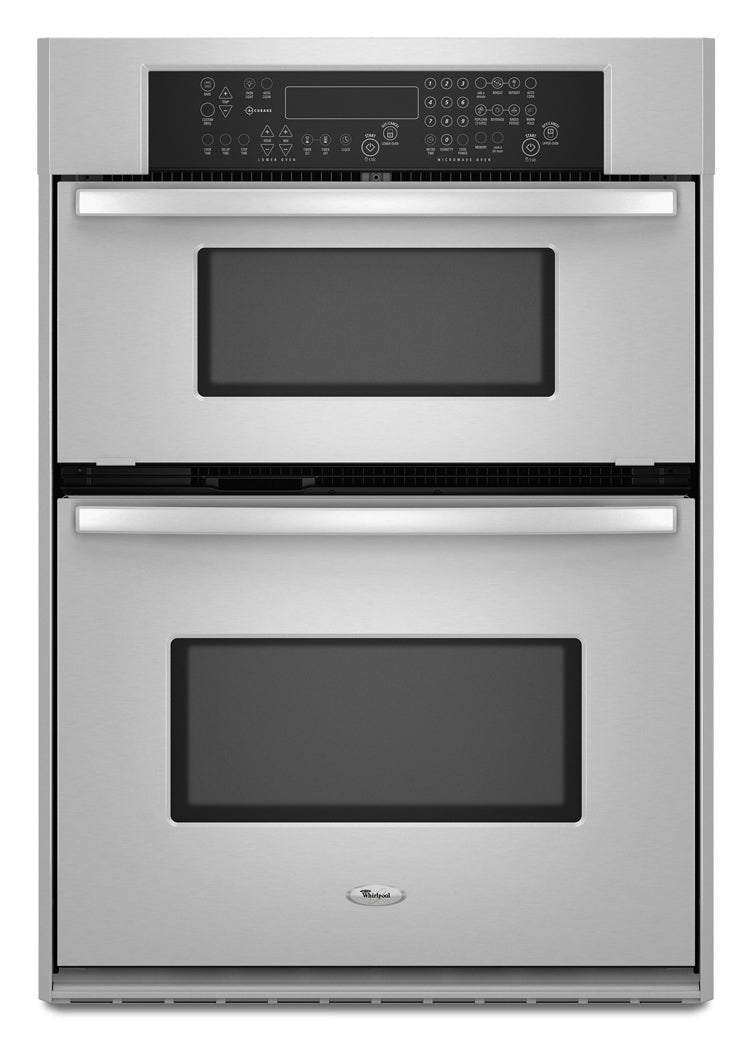 Whirlpool RMC275PVS 27" Built-in Microwave Combination Double Wall Oven ...