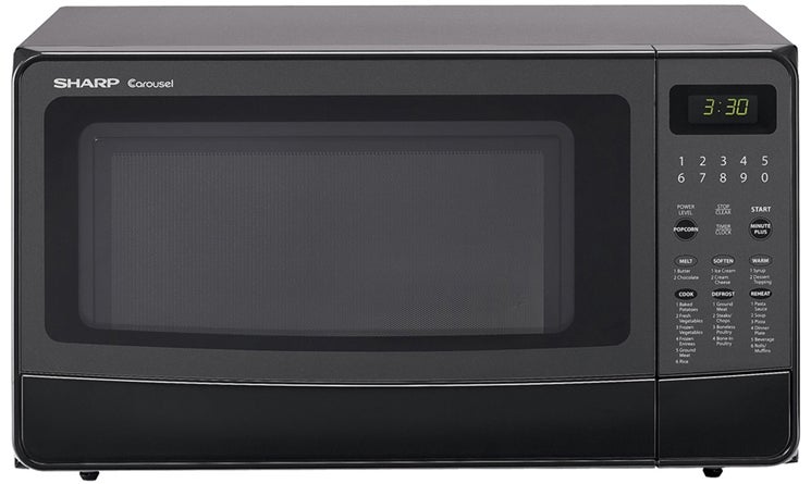 Sharp R410LK 1.4 cu. ft. Countertop Microwave Oven | Plesser's Appliances