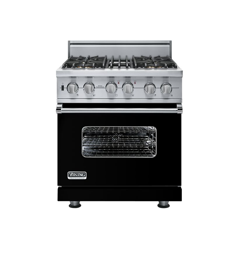 Viking VGSC5304BBK 30 Inch Pro-Style Gas Range with 4 VSH Pro Sealed ...
