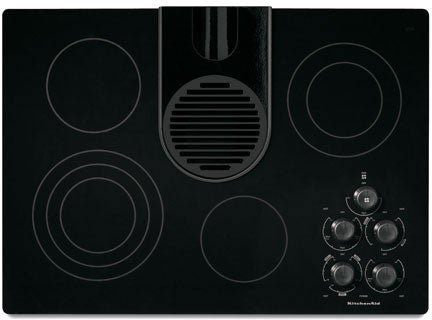 KitchenAid KECD806RBL 30" Smoothtop Electric Cooktop | Plesser's Appliances