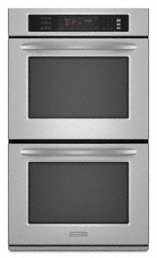 KitchenAid KEBS208SSS 30" Double Electric Wall Oven Stainless Steel ...