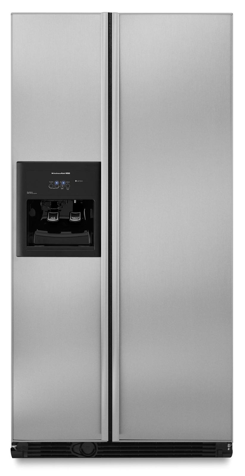KitchenAid KSBS25IVSS 24.5 cu. ft. Side by Side Refrigerator | Plesser ...