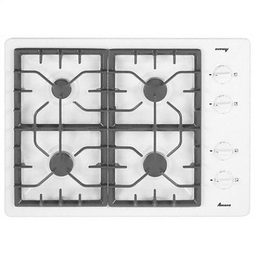 Amana AKS3040BWW 30 Inch Gas Cooktop | Plesser's Appliances