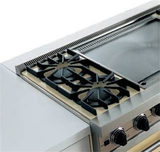 Viking T48TIISS Stainless Steel Island Trim for 48 Inch Ranges and ...
