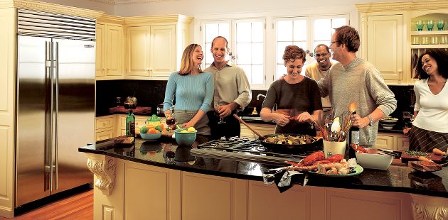 Sub Zero 632O Platinum Stainless 632 Side-by-side: Overlay Finish ...