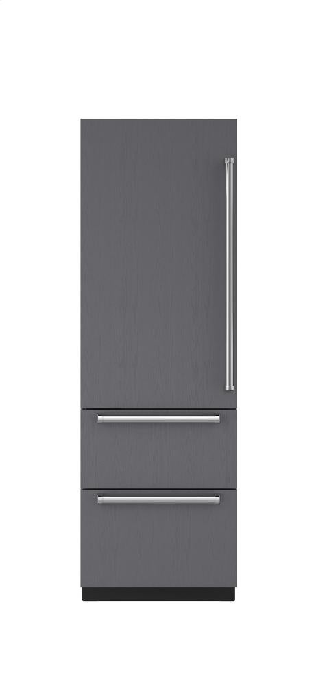 Sub Zero 700TCI 27" Integrated Over-and-under Refrigerator/freezer ...