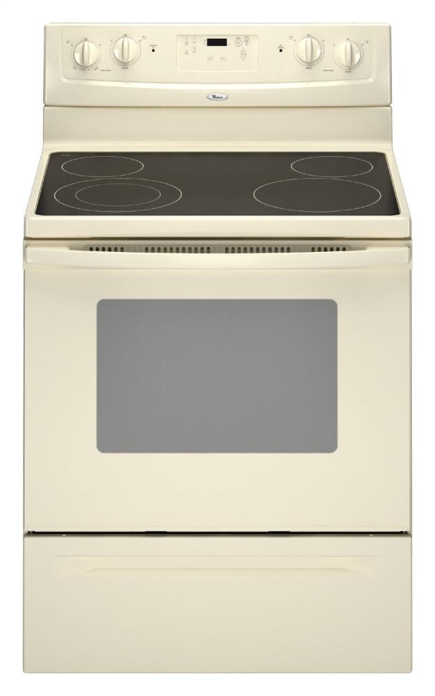 Whirlpool WFE361LVT 30" Freestanding Electric Range with 4 Radiant ...