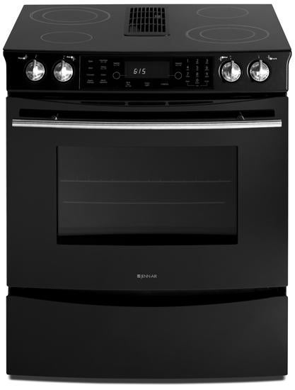 Jenn Air JES9900BAB 30" Slide-In Electric Downdraft Range Black ...
