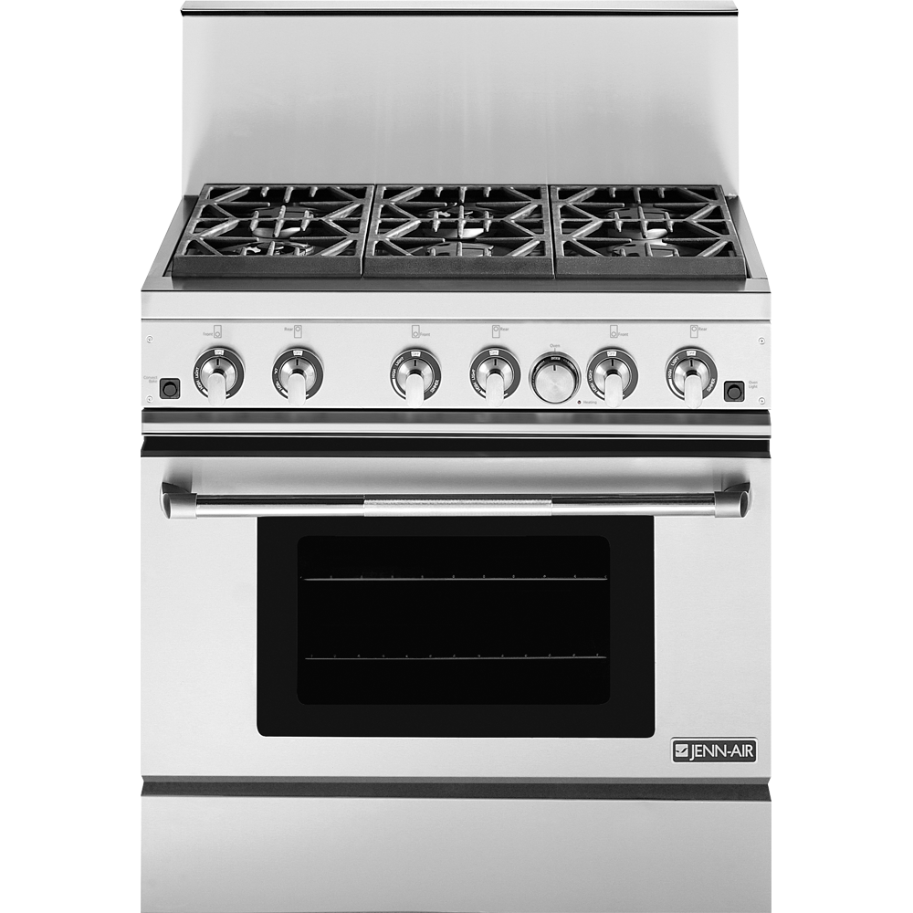 Jenn Air PRG3610NP 36" Pro-Style Gas Range Stainless Steel | Plesser's ...