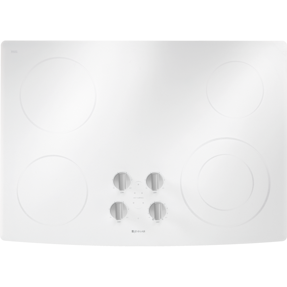 Jenn Air JEC8430BDF 30" Smoothtop Electric Cooktop Floating Glass White ...