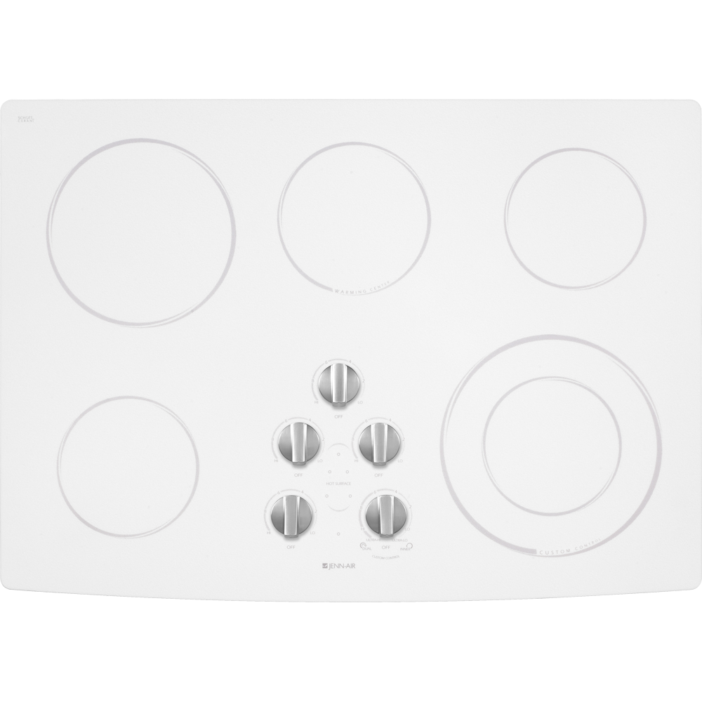 Jenn Air JEC9530BDF 30" Electric Cooktop with 9"/6" CustomControl Dual ...
