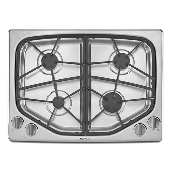 Jenn Air JGC8430CDS 30" Gas Cooktop Euro-style Stainless | Plesser's ...