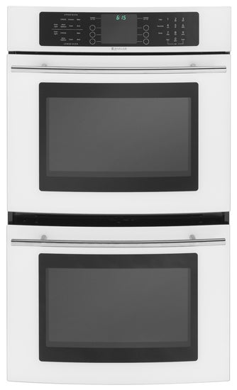 Jenn Air JJW9627DDW 27" Floating Glass Electric Double Wall Oven White ...