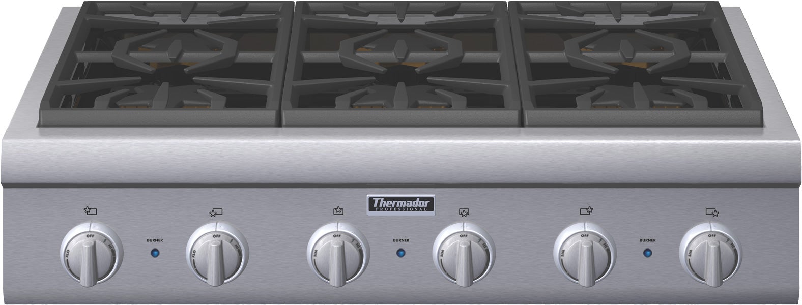 Thermador PCG366G 36" Pro-Style Gas Rangetop | Plesser's Appliances