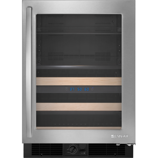 Jenn Air JUB248RWRS 24" Under Counter Beverage Center with 22 Bottle ...