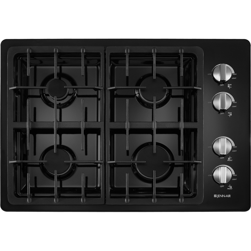 Jenn Air JGC1430ADB 30" Gas Cooktop Black | Plesser's Appliances