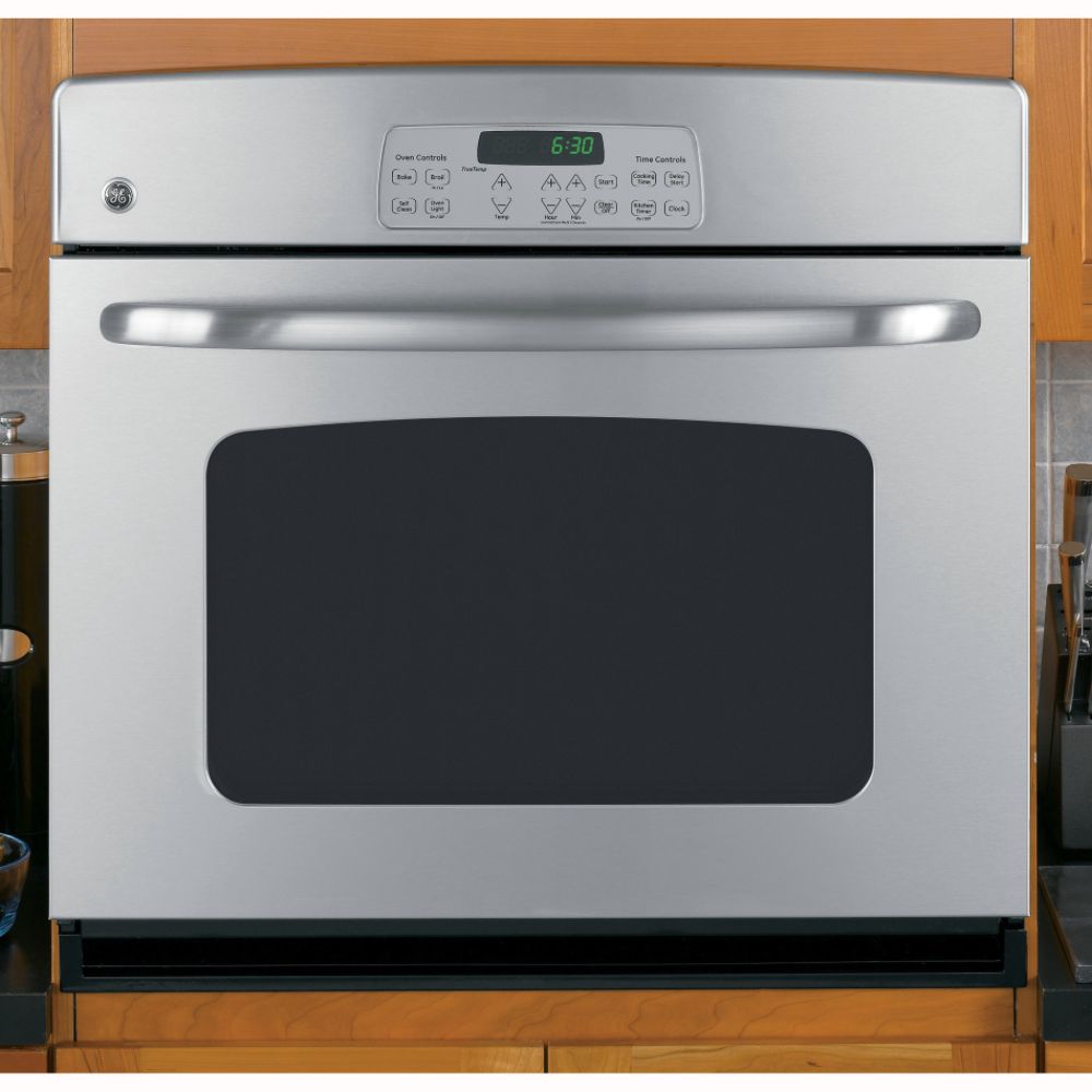 GE JTP30SPSS 30" Single Electric Wall Oven with 4.4 cu. ft. Self-Clean ...