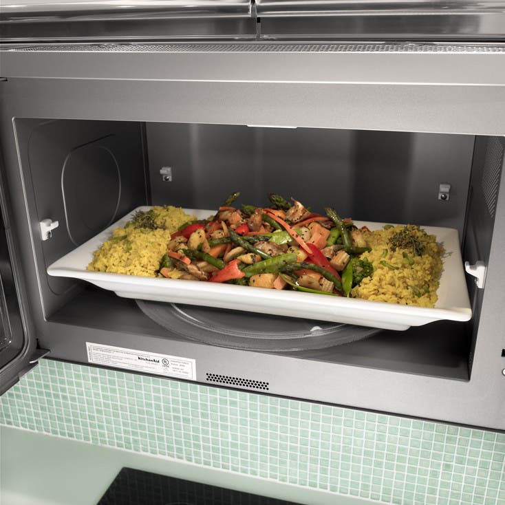 KitchenAid KHMS2056SSS 2.0 cu. ft. Over-the-Range Microwave Oven ...