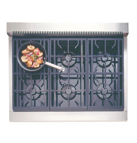 Monogram ZGU36N6DSS 36" Professional Gas Cooktop | Plesser's Appliances