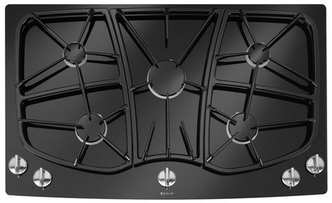 Jenn Air JGC9536ADB 36" Floating Glass Gas Cooktop with 5 Sealed ...