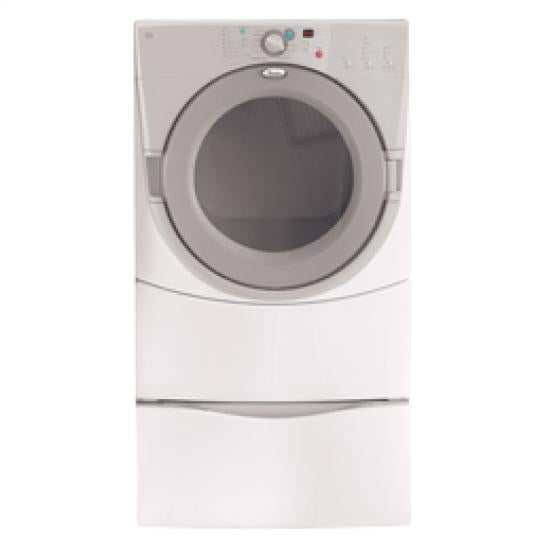 Whirlpool GEW9250PW 27" Duet Front-Load Electric Dryer with 7.0 Cu. Ft ...