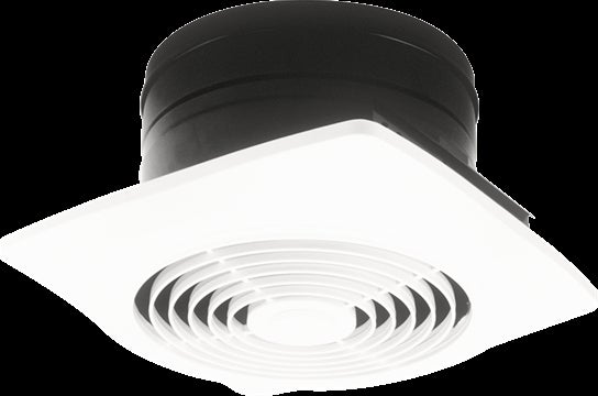Broan 505 8", Vertical Discharge Fan, White Square Plastic Grille, 180 ...
