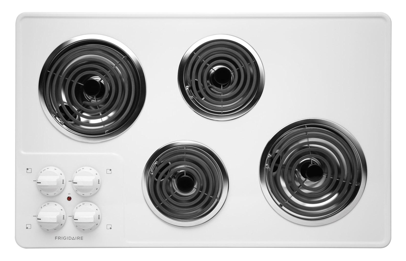 Frigidaire FFEC3205LW Frigidaire 32" Electric Cooktop: White | Plesser ...