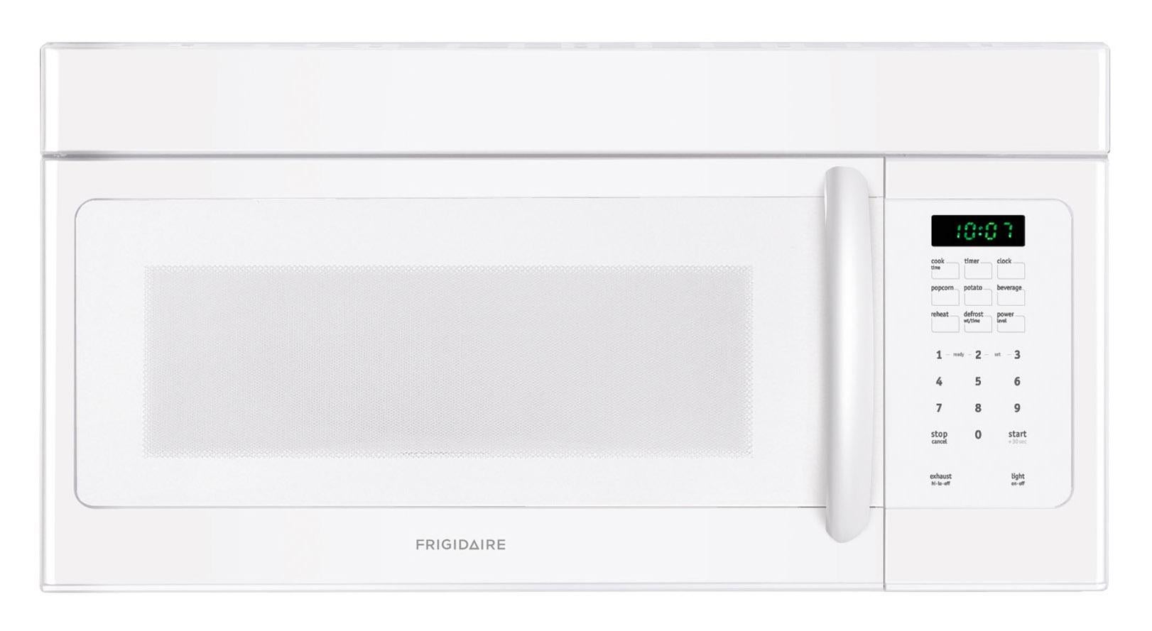 Frigidaire FFMV162LW 1.6 cu. ft. Over-the-Range Microwave | Plesser's ...