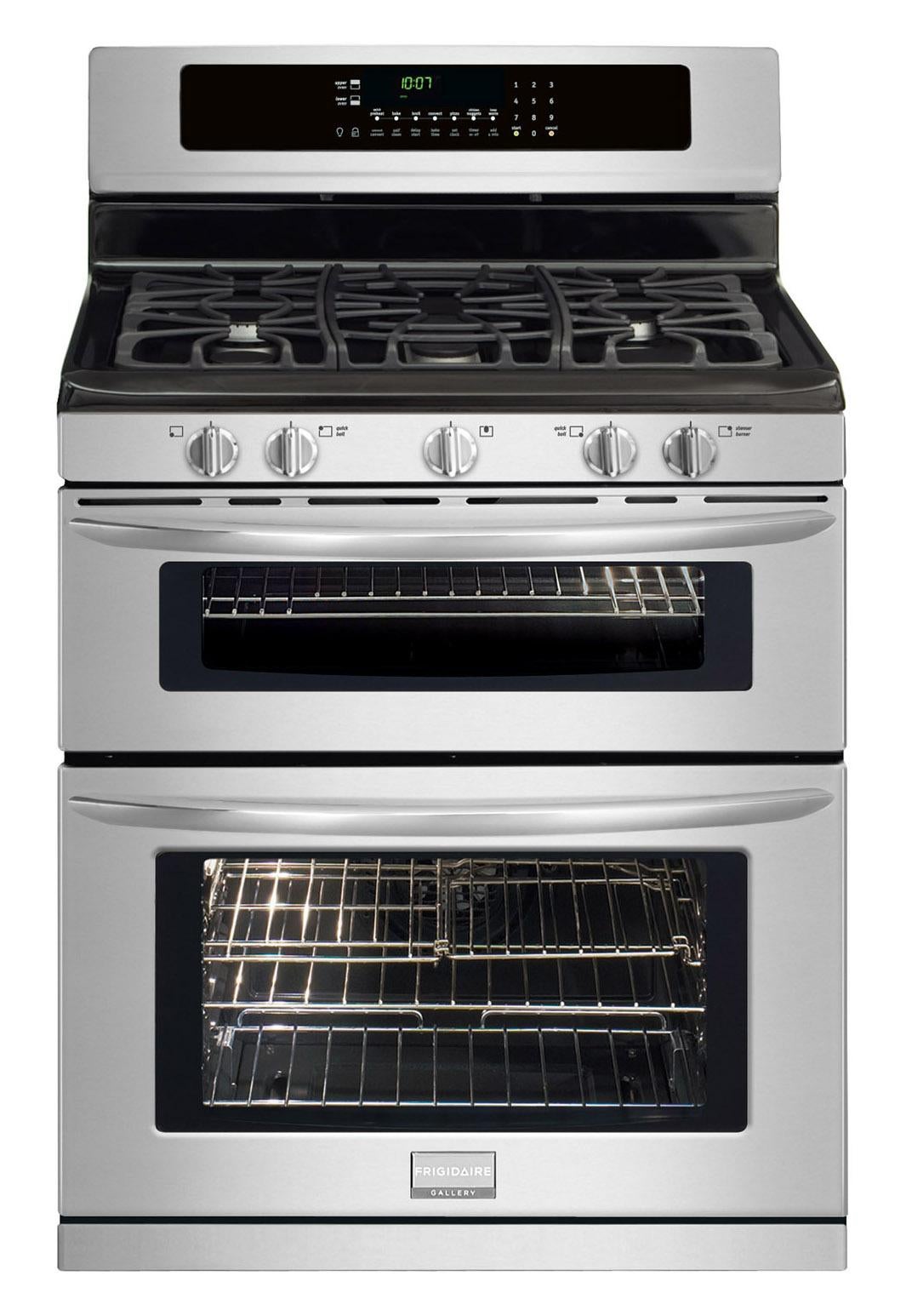 Frigidaire FGGF304DLF 30" Freestanding Double Oven Gas Range | Plesser ...