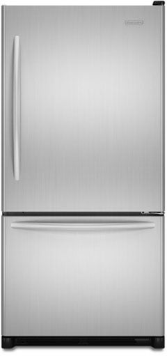 KitchenAid KBRS22KTSS 21.9 Bottom-Freezer Refrigerator with Sabbath ...