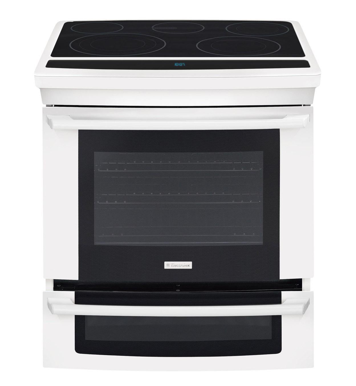 Electrolux EW30ES65GW 30" Slide-in Electric Range | Plesser's Appliances