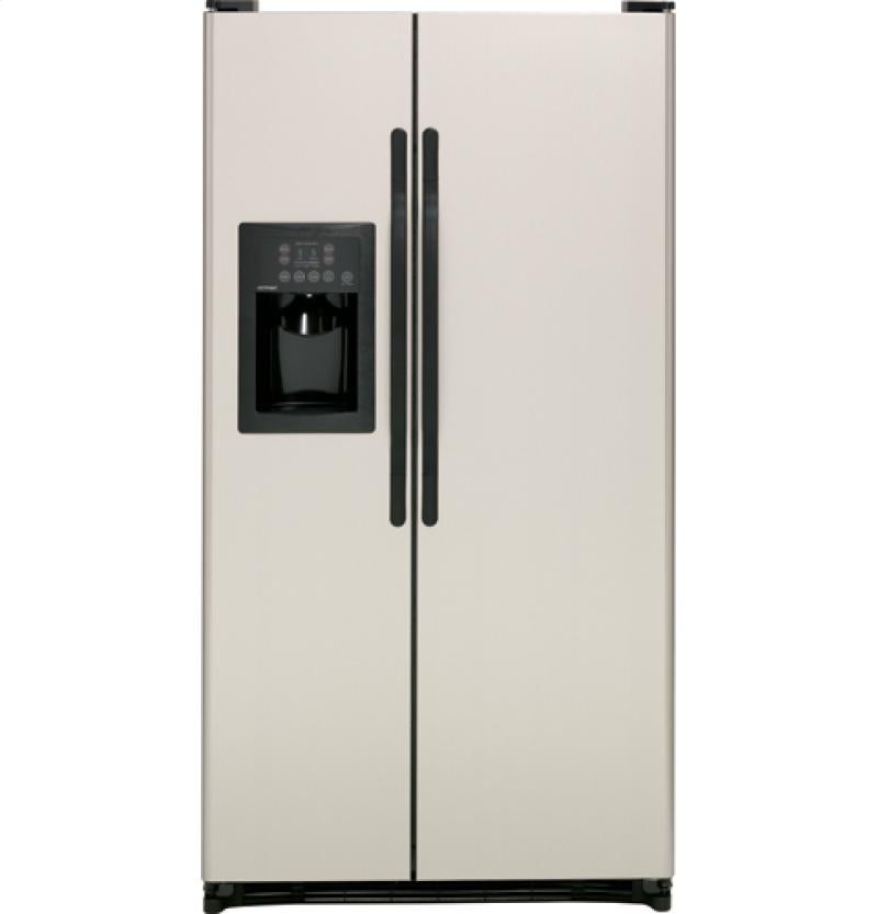 Hotpoint HSM25GFTSA 25.0 cu. ft. Side by Side Refrigerator Metallic ...