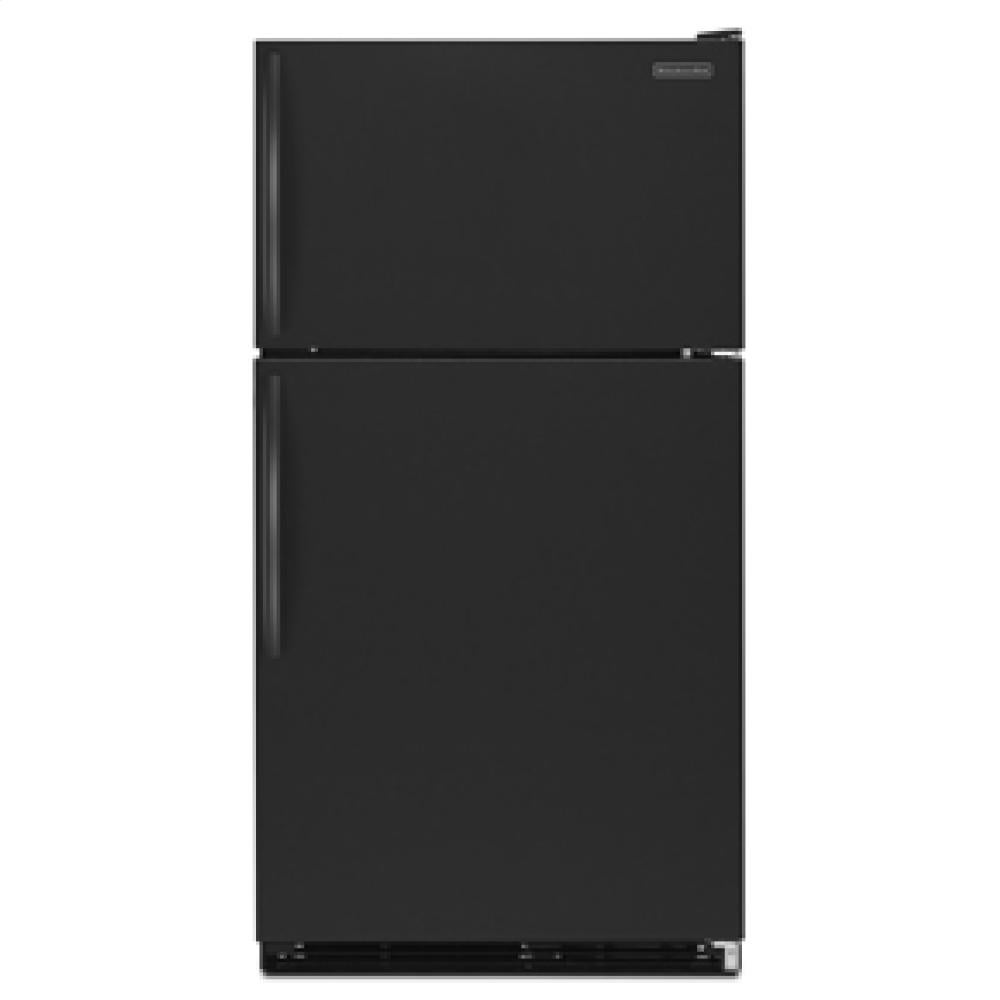 KitchenAid K2TREFFWBL 21.7 cu. ft. Top-Freezer Refrigerator with ...