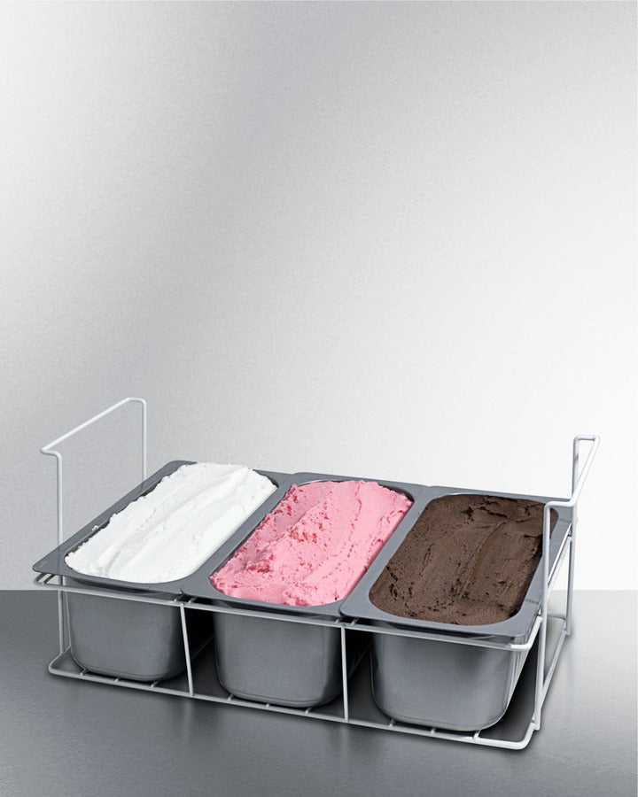 Summit GelatoBasket Basket Holder For Full Or Half Size Gelato Pans ...