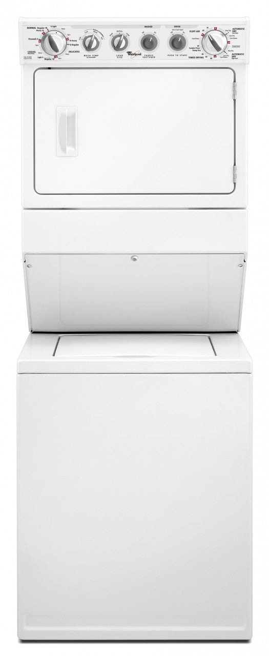 Whirlpool WET3300XQ 27" Electric Laundry Center | Plesser's Appliances