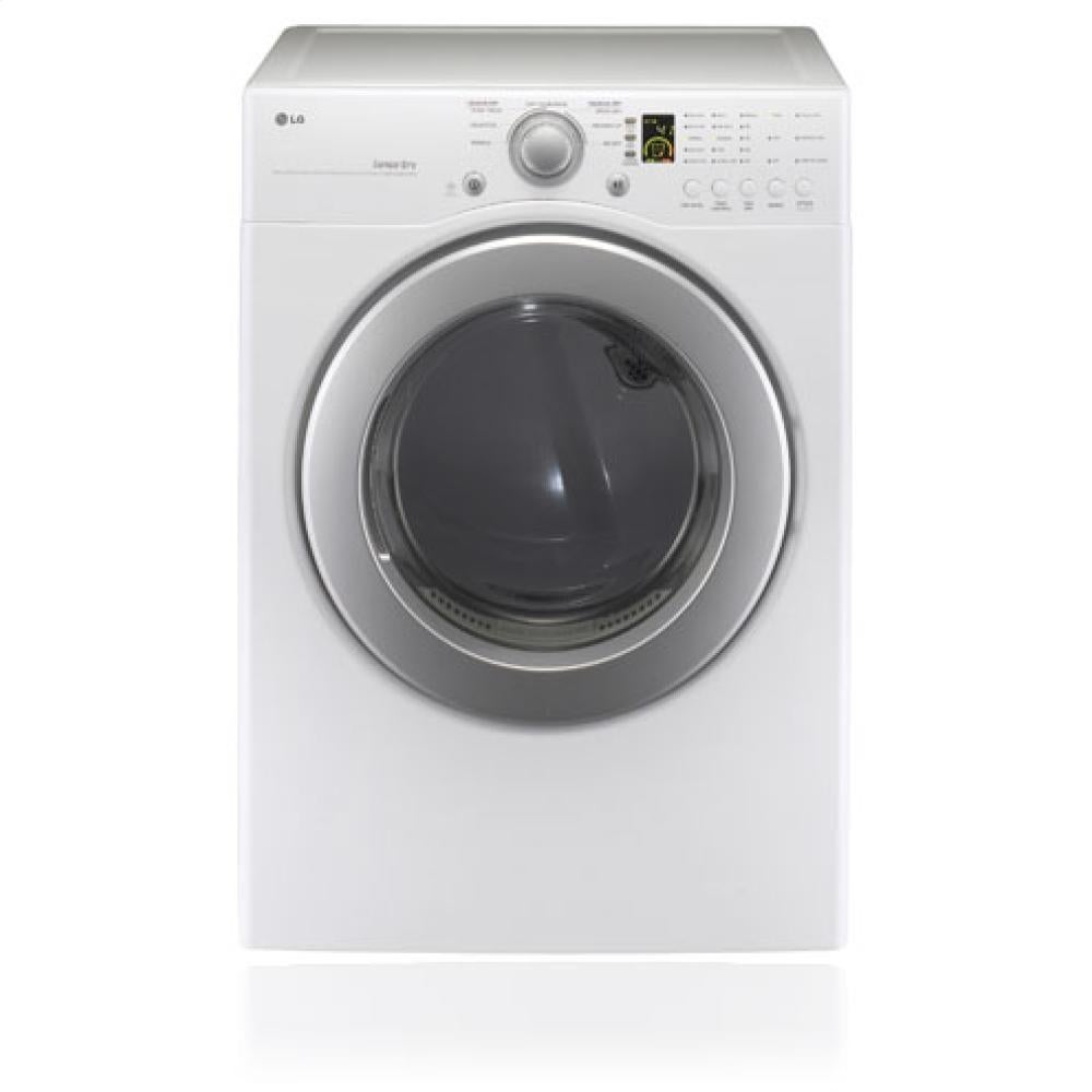 LG DLE2240W 27" Electric Dryer with 7.3 cu. ft. Capacity, 7 Drying Programs, 7 Program Options ...