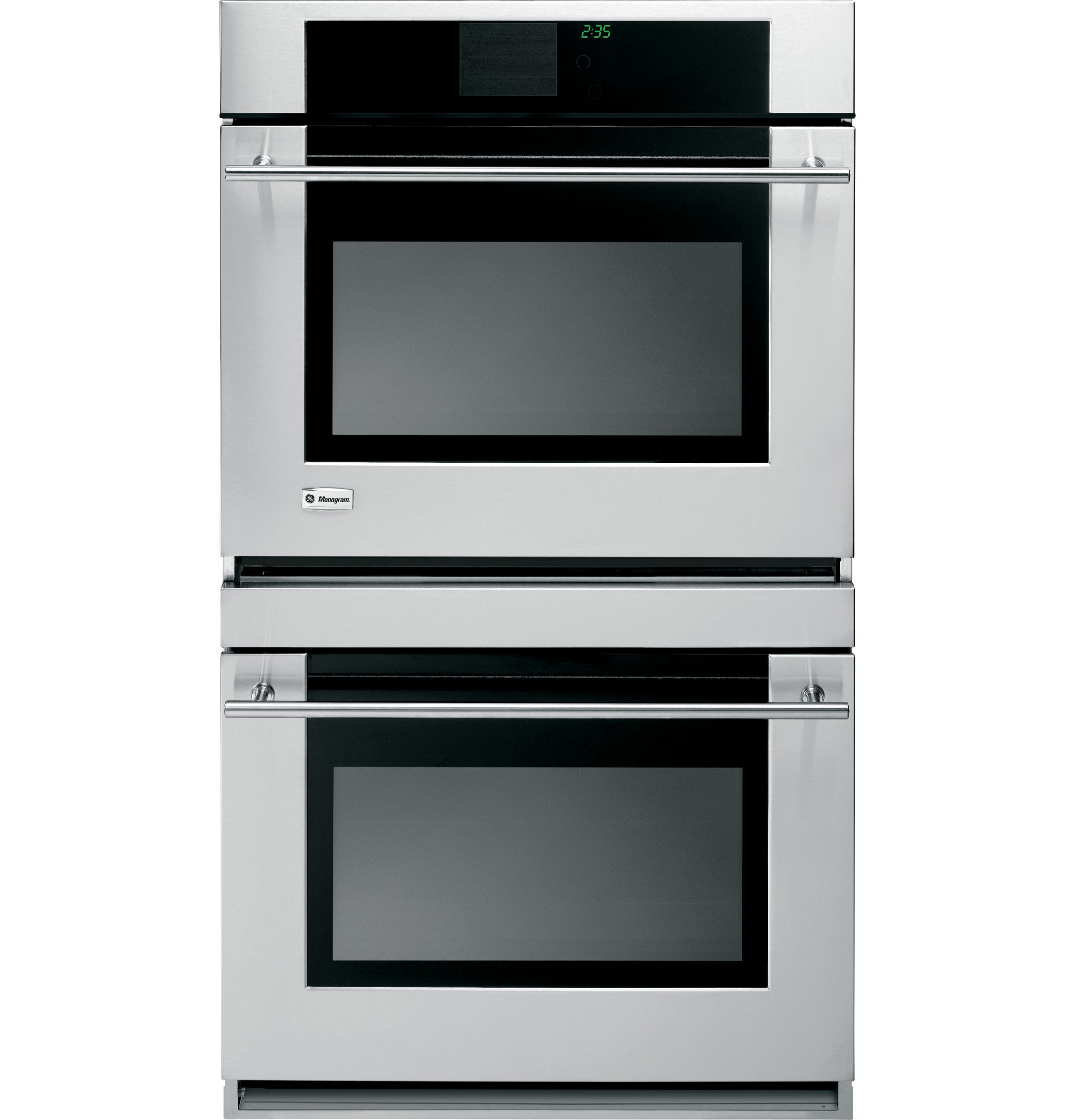 Monogram ZET2RMSS 30" Double Electric Wall Oven with 4.4 cu. ft. Upper ...